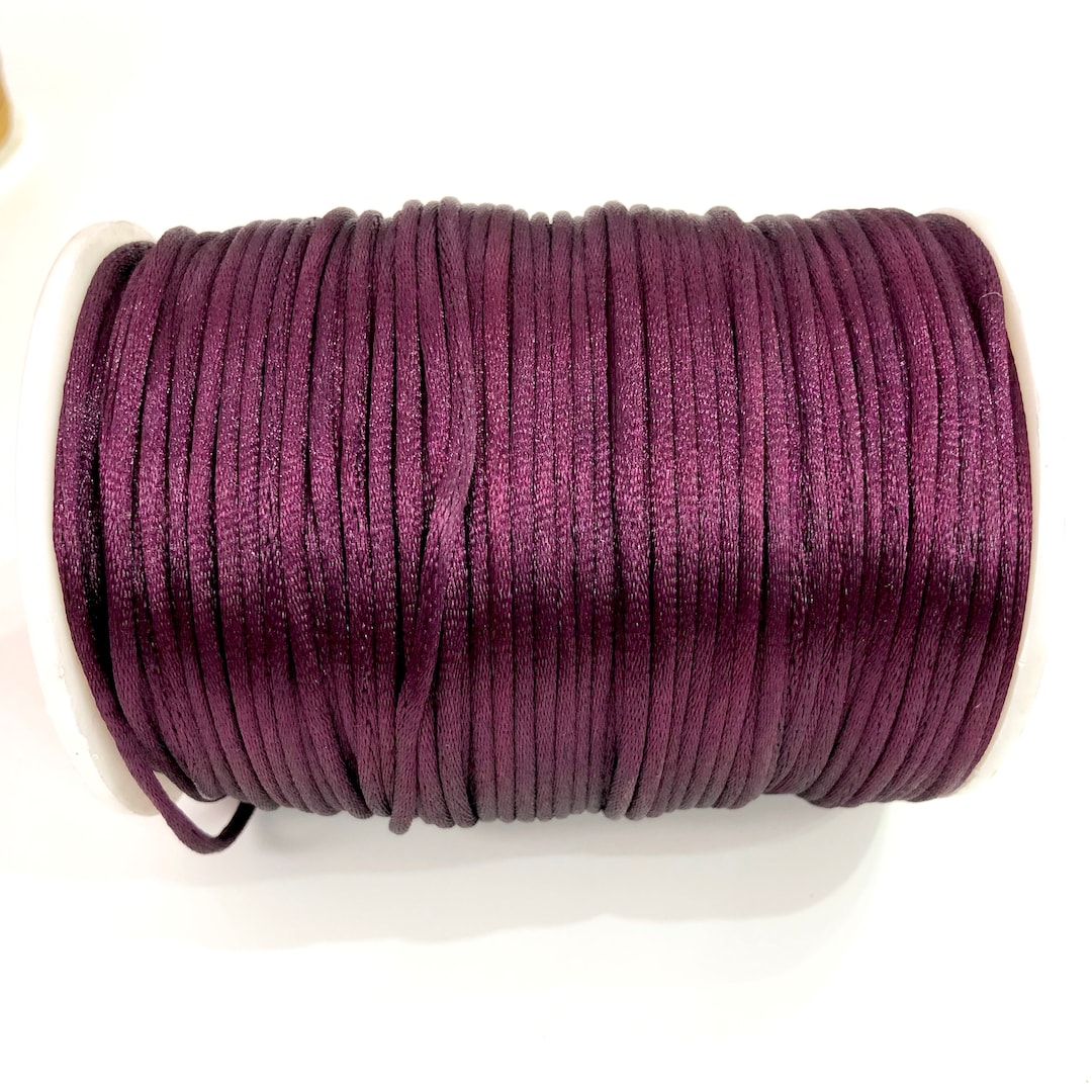 Rattail Cord, Kumihimo Cord, Satin Silk Cord, Satin Nylon Cord, Macrame ...