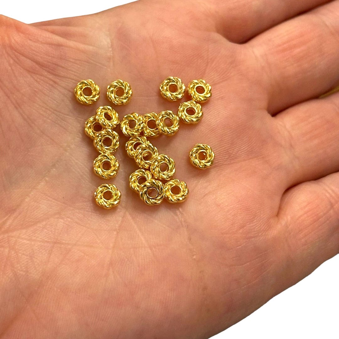 24kt Gold Plated Wheel Spacers, Gold Wheel Spacers, 20 Pcs in a Pack - Etsy