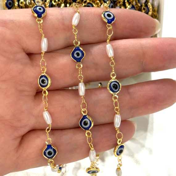 Evil eye rosary necklace store