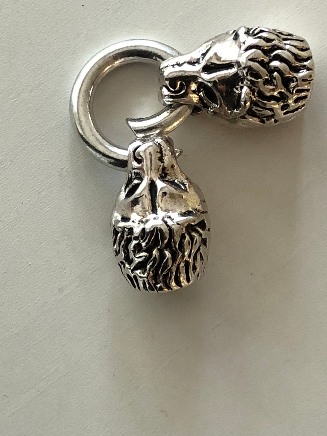 Silver Lion Leather Clasp 5cm,jewellery Findings, Leather Cord Clasp ...