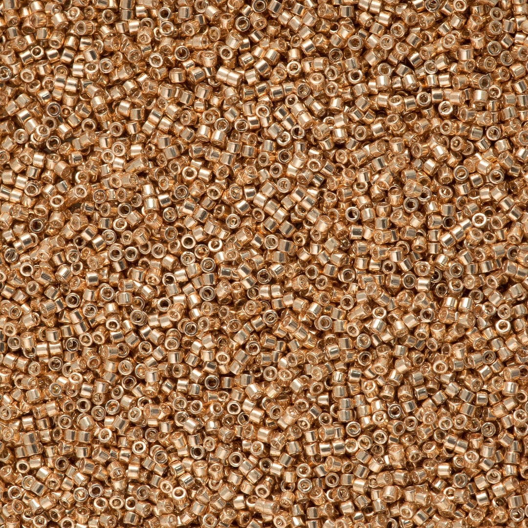 DB0411 - Galvanized Apricot Gold, Miyuki Delica 11/0, 5 Gr Pack - Etsy