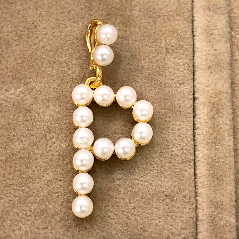 Initial Pendants Initial Alphabet Letter Pendants in 18k Gold | Etsy