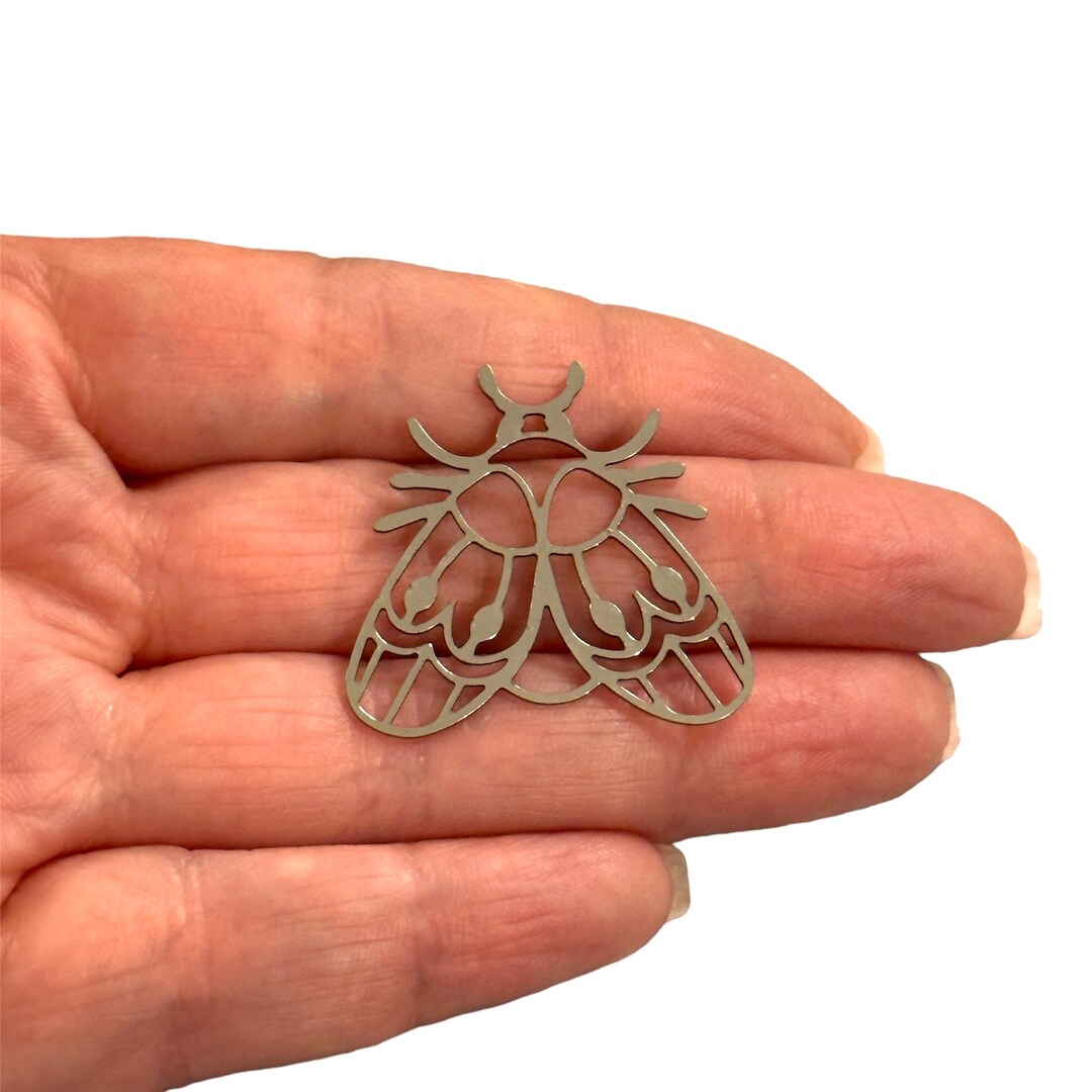 Stainless Steel Egyptian Fly Amulet Charm,laser Cut Egyptian Fly Amulet ...