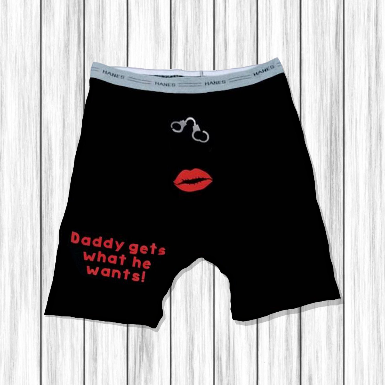 Ddlg Couple Underwear Yes Daddy Bdsm Panties Boxer Etsy