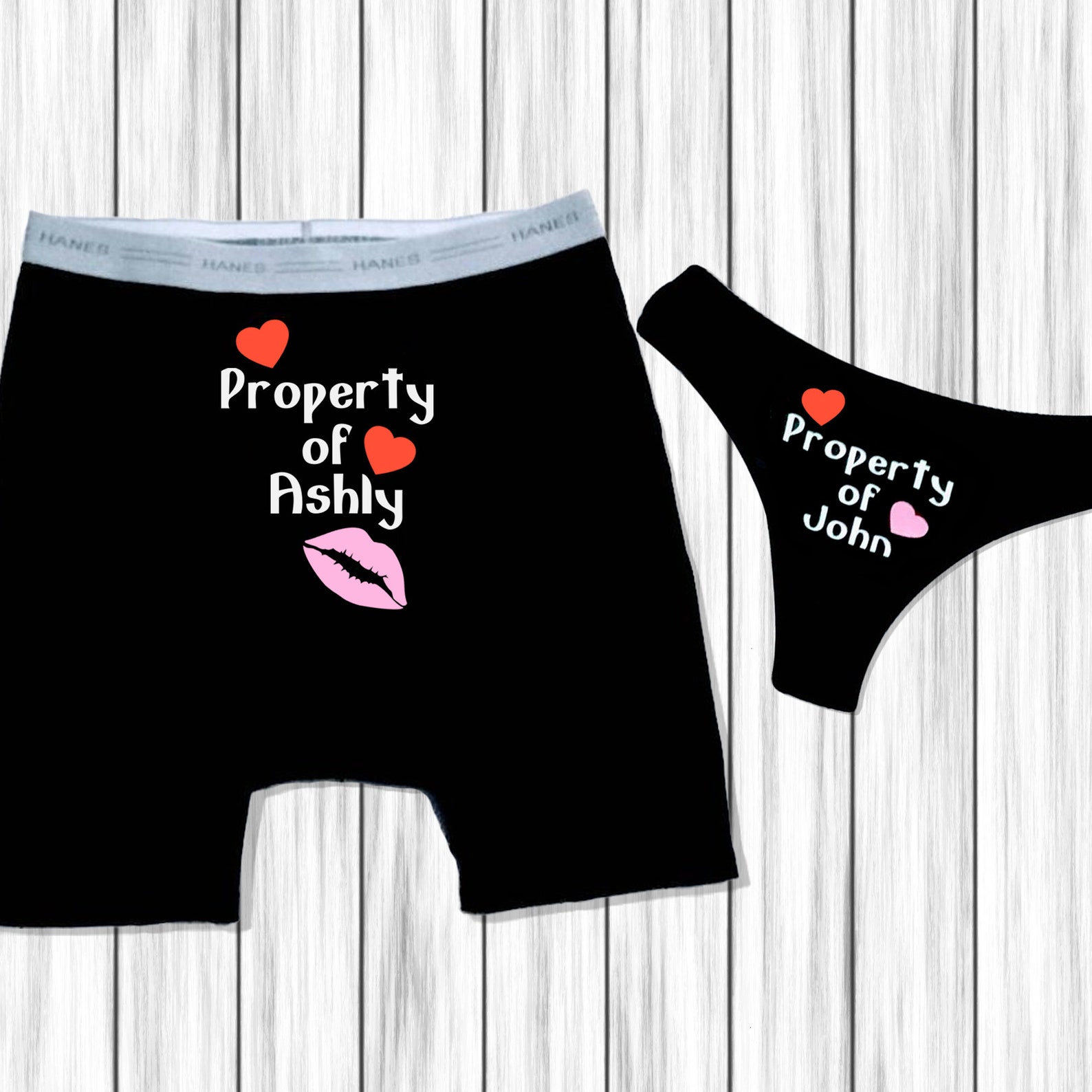 Couple Underwear Boxer Briefs Anniversary Gifts for - Etsy