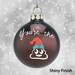Poop Ornament, Personalized, Poop Christmas Ornament, Stocking Stuffer ...