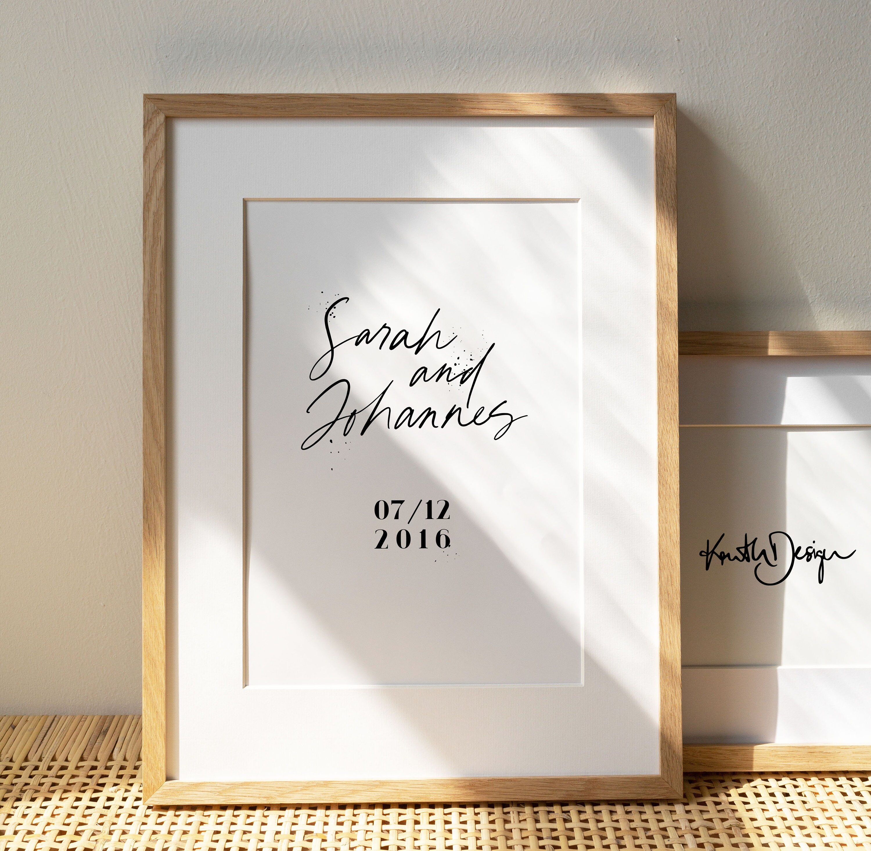 PERSONALISIERBARES POSTER / Vornamen Kunstdruck mit Namen für | Etsy