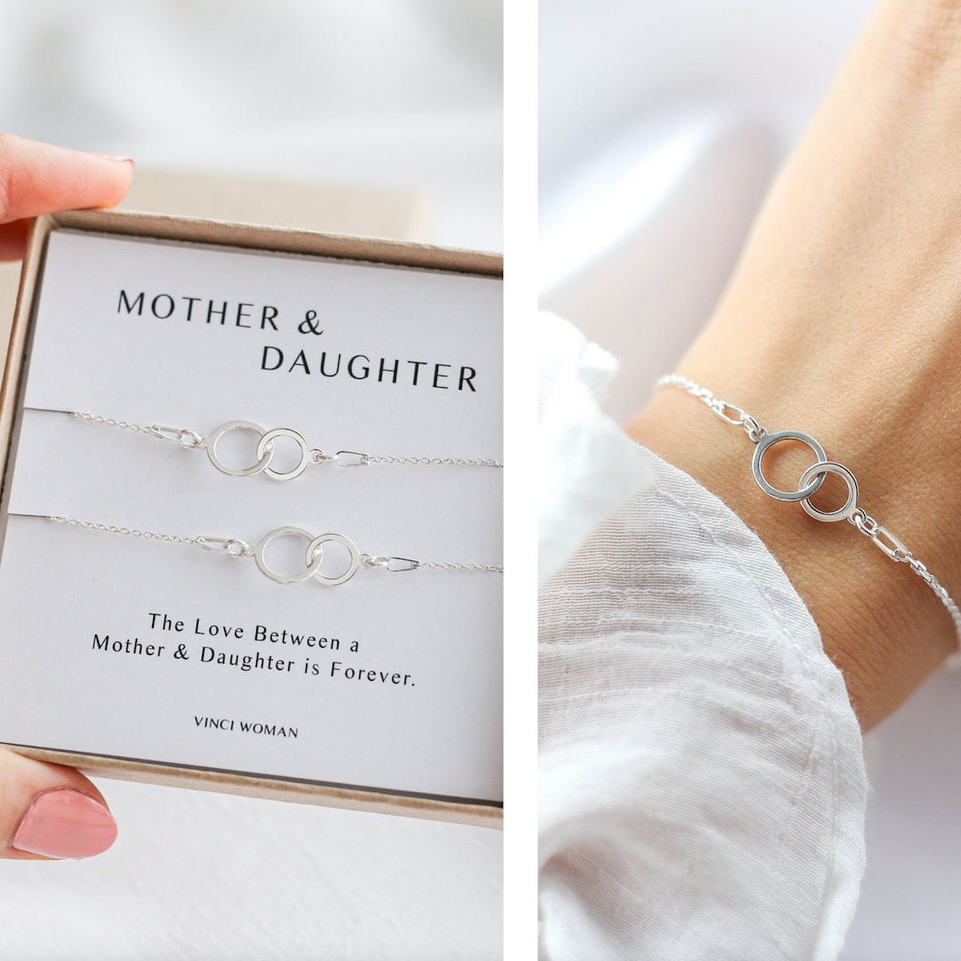 Mother Daughter Bracelet Set, Mum Birthday Gift, Mum and Daughter ...