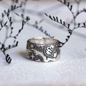Space Ring Ring of the Planet Space Jewelry Ring of a - Etsy