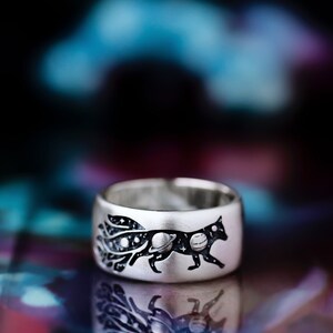 Kitsune Ring Author's Space Fox Ring Trickster Ring - Etsy