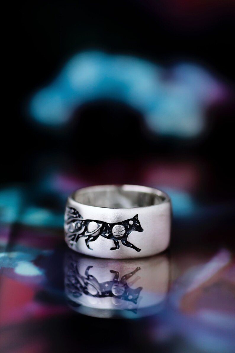 Kitsune Ring Author's Space Fox Ring Trickster Ring - Etsy