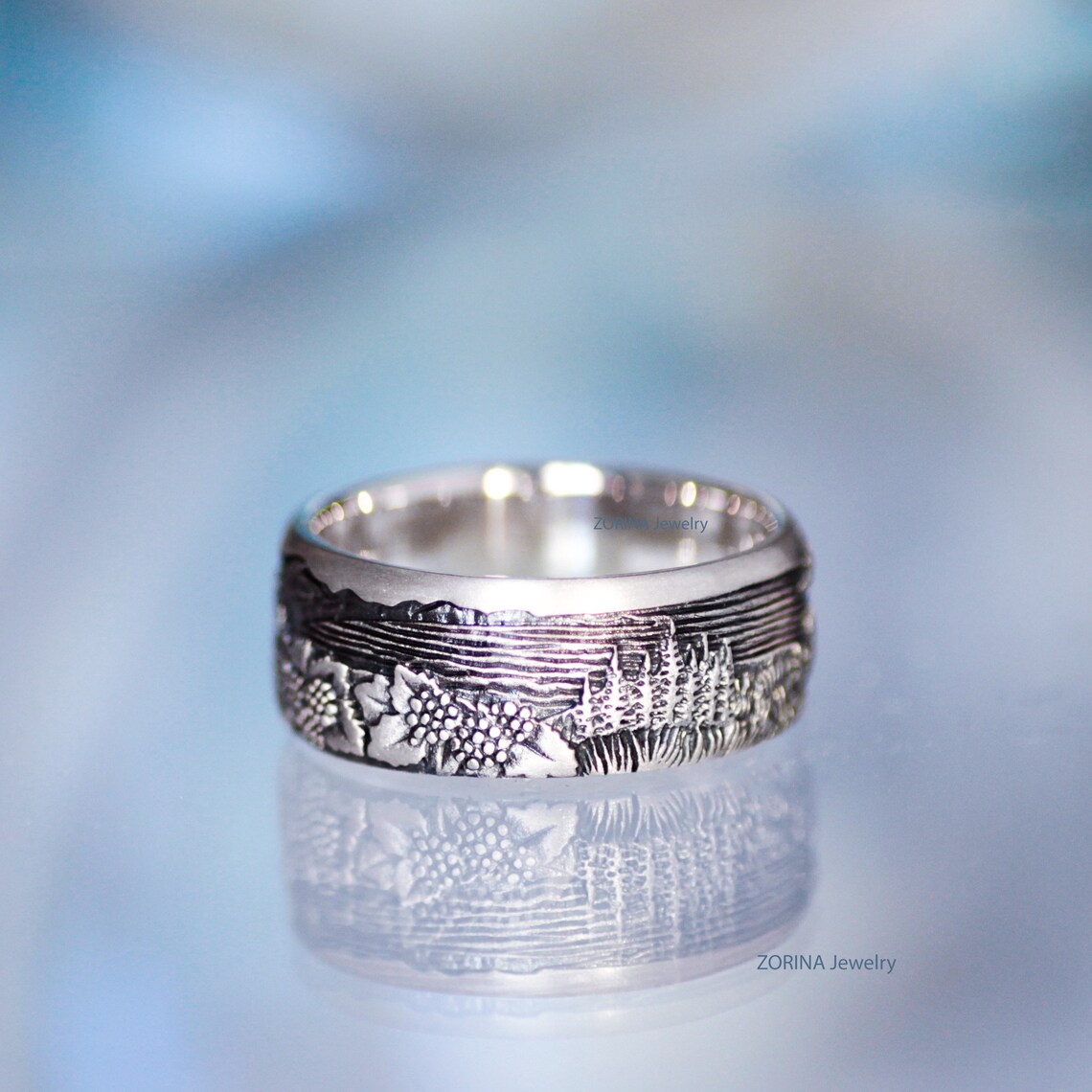 The edge of the northern seas Seascape ring Cold sea ring | Etsy