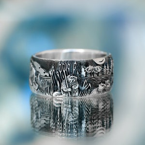 River Beavers Handmade Ring - Cute Beaver Builders - Mom and Baby ...