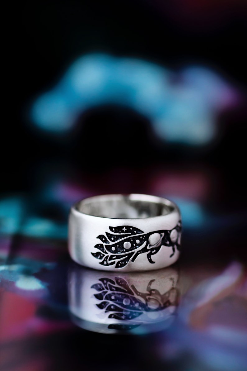 Kitsune Ring Author's Space Fox Ring Trickster Ring - Etsy
