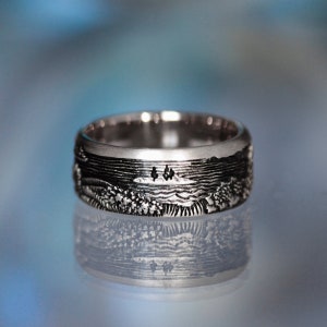 The Edge of the Northern Seas - Seascape Ring - Cold Sea Ring - Wide ...
