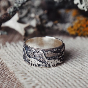 Dinosaurs Ring with dinosaurs Ring Jurassic Park | Etsy