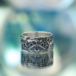 Raccoon Ring - Raccoon Stripes - Raccoon With Baby - Raccoon Ring ...