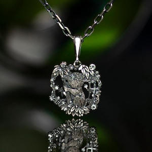 Koala Pendant - Koalas on Bamboo Silver -author Koala Pendant - Cute ...