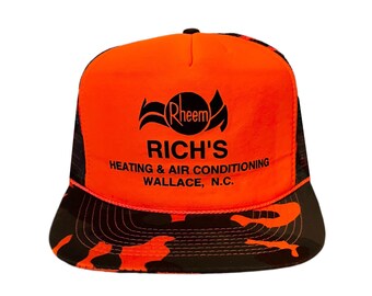 Vintage Camo Hat - Etsy