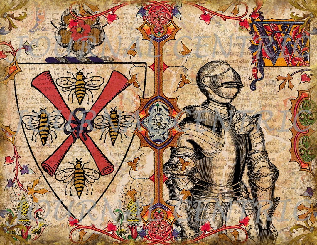 Medieval Times Theme Digital Journal Pages Kit - Etsy