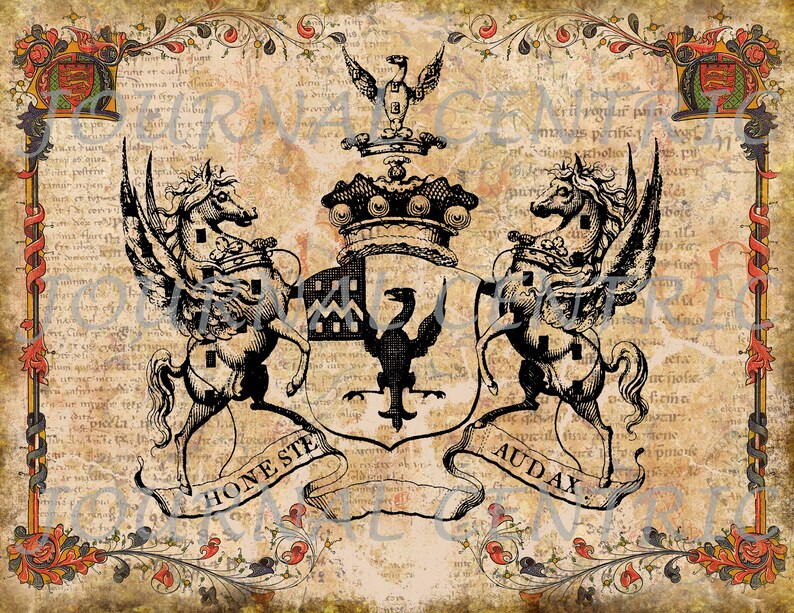 Medieval Times Theme Digital Journal Pages Kit - Etsy