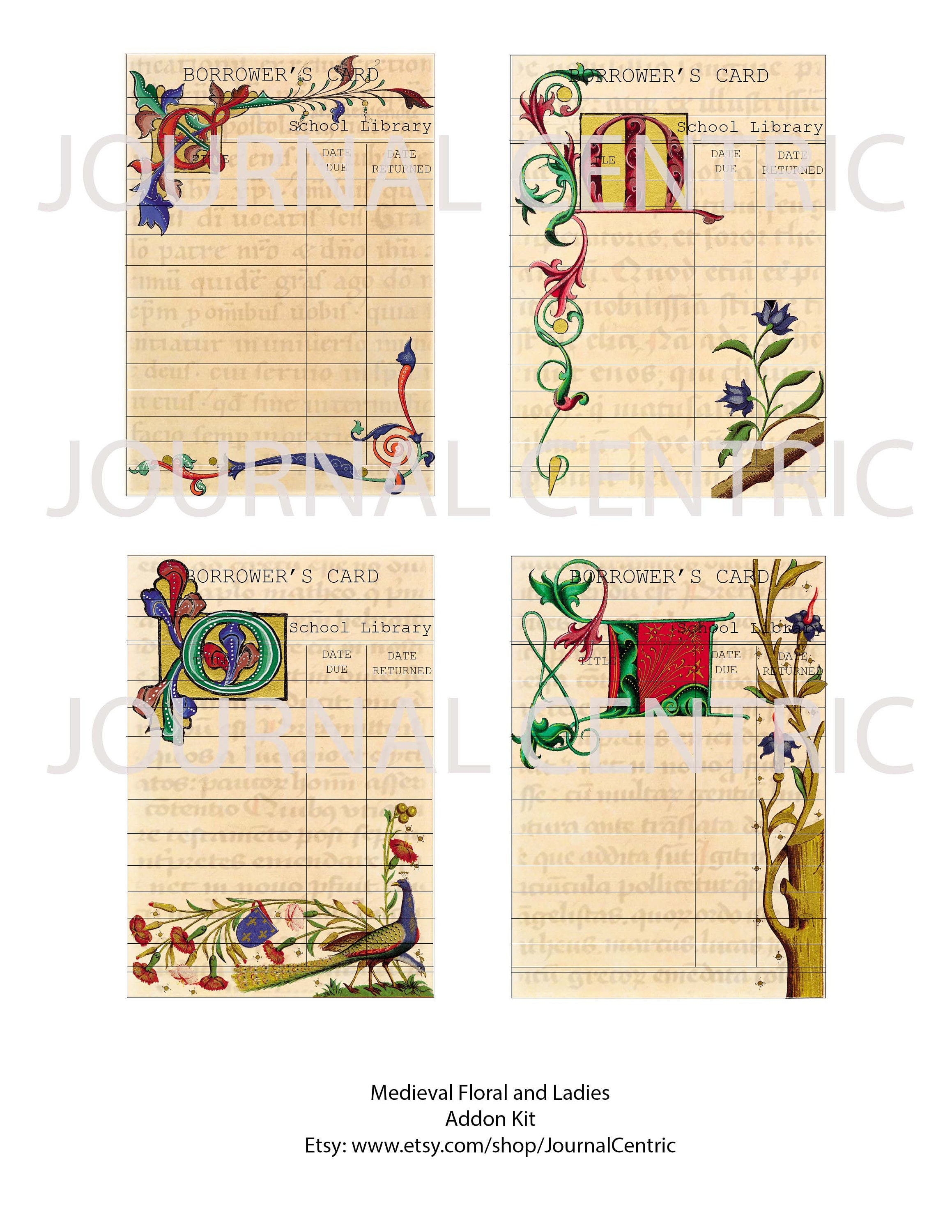 Medieval Digital Journal Add-on Kit - Etsy