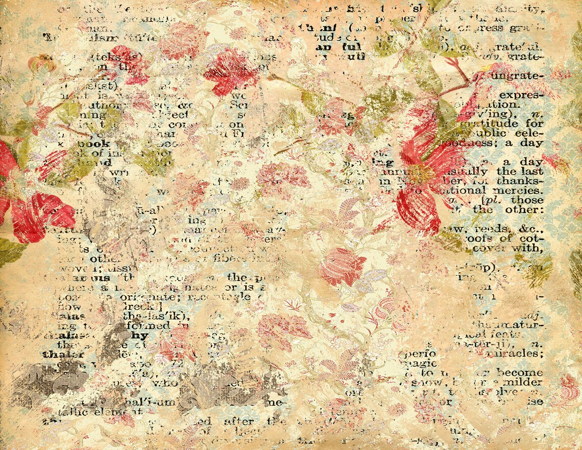 Collage Pack 4 10 Different Background Page Spreads - Etsy