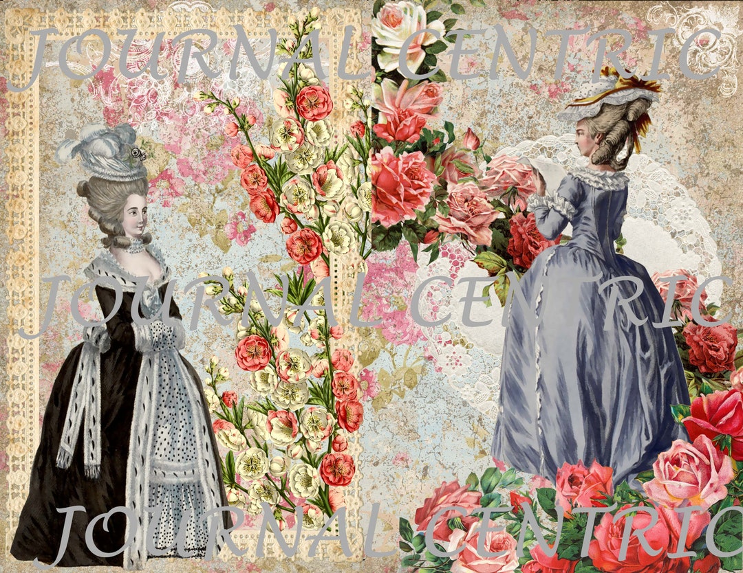 Rococo Digital Journal Kit - Etsy