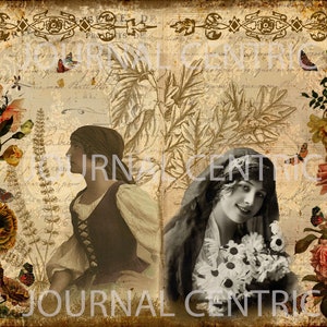 Gypsy Rose Digital Journal Kit - Etsy