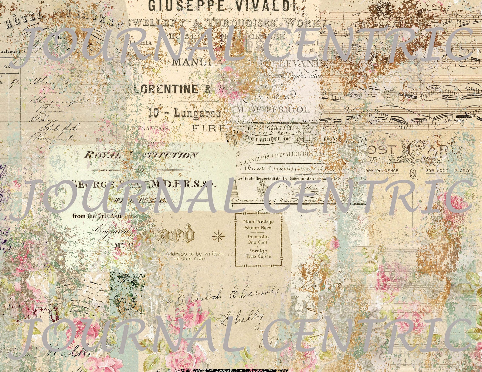 Collage Pack #6 -- 10 Different Background Page Spreads - Etsy