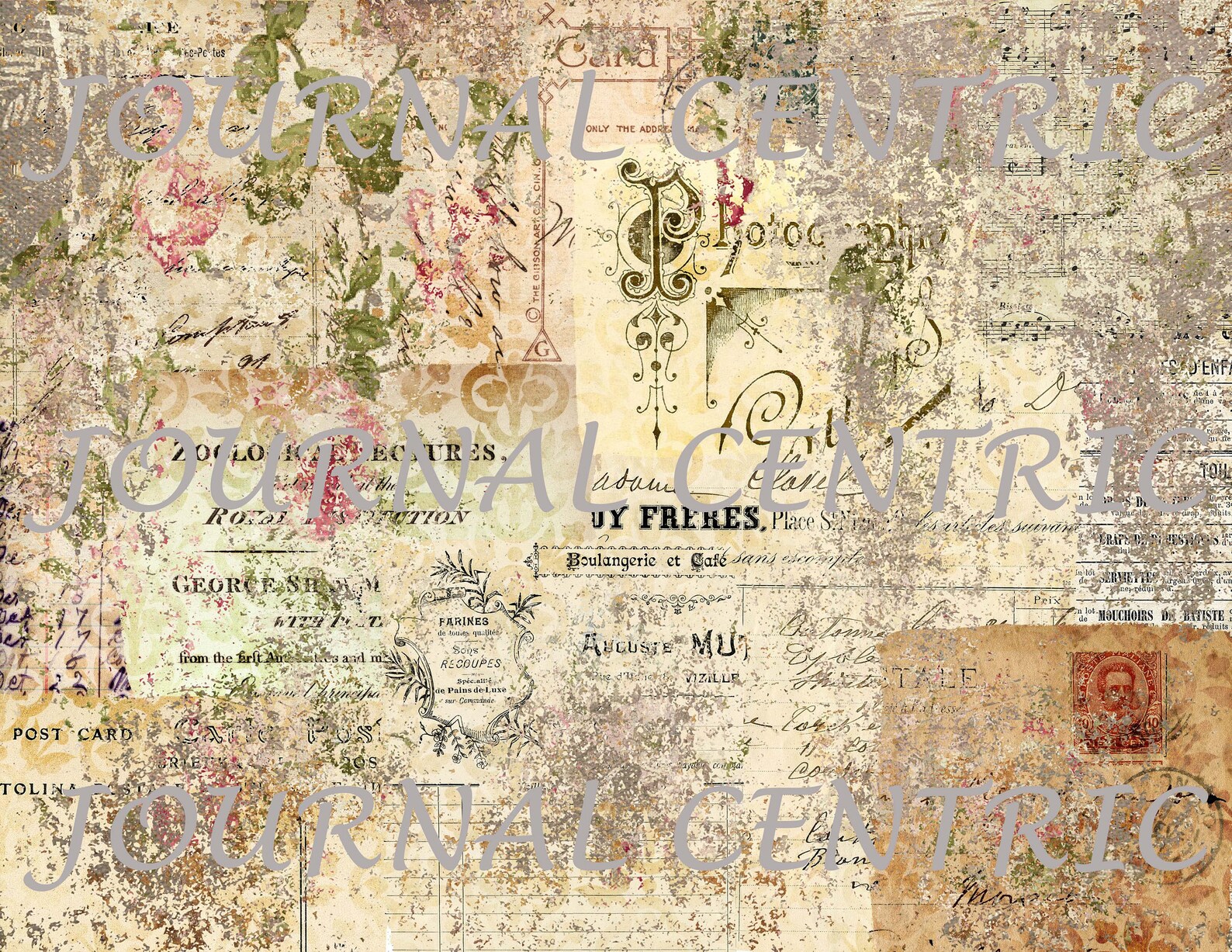 Collage Pack #6 -- 10 Different Background Page Spreads - Etsy