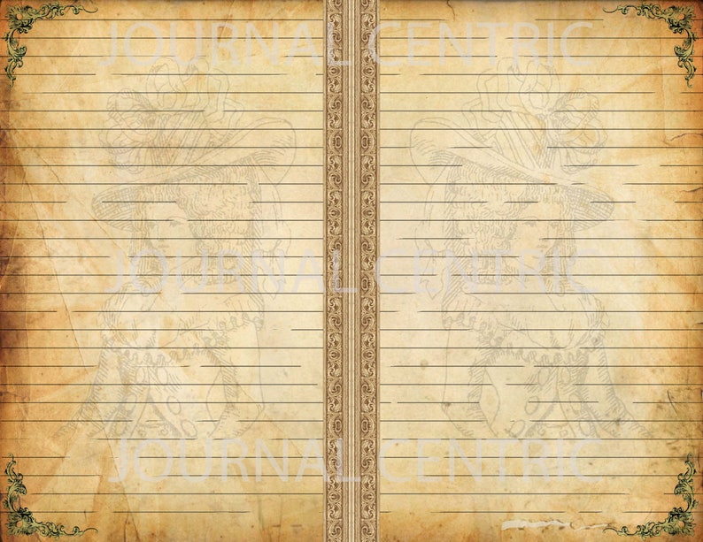 French Rococo Digital Journal Kit | Etsy