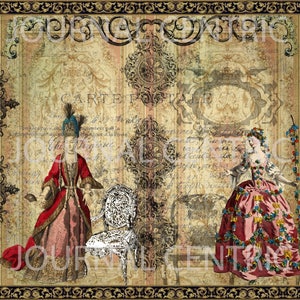 Rococo French Digital Kit: TN Size - Etsy