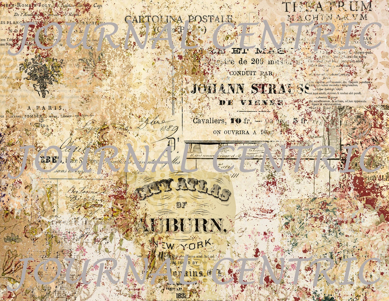 Collage Pack #6 -- 10 Different Background Page Spreads - Etsy