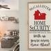 13x25 / Home Alone Sign / Mccallister Home Security / Vintage Christmas ...
