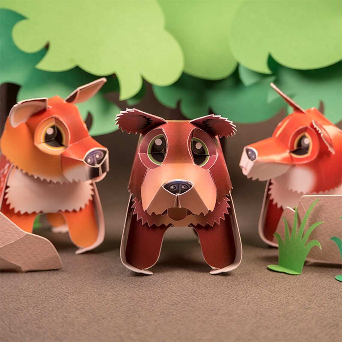 Paper Toy Card Craft Kit Activity Desk Accessory Already - Etsy