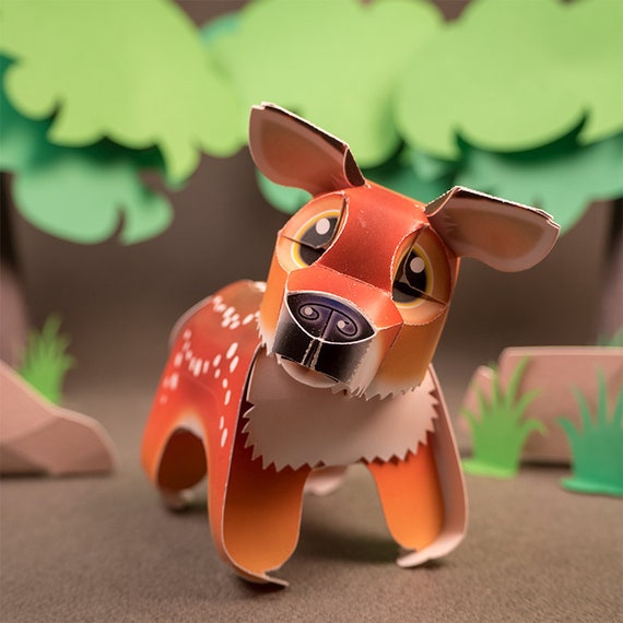 Paper Toy Card Craft Kit Activity Desk Accessory Already - Etsy