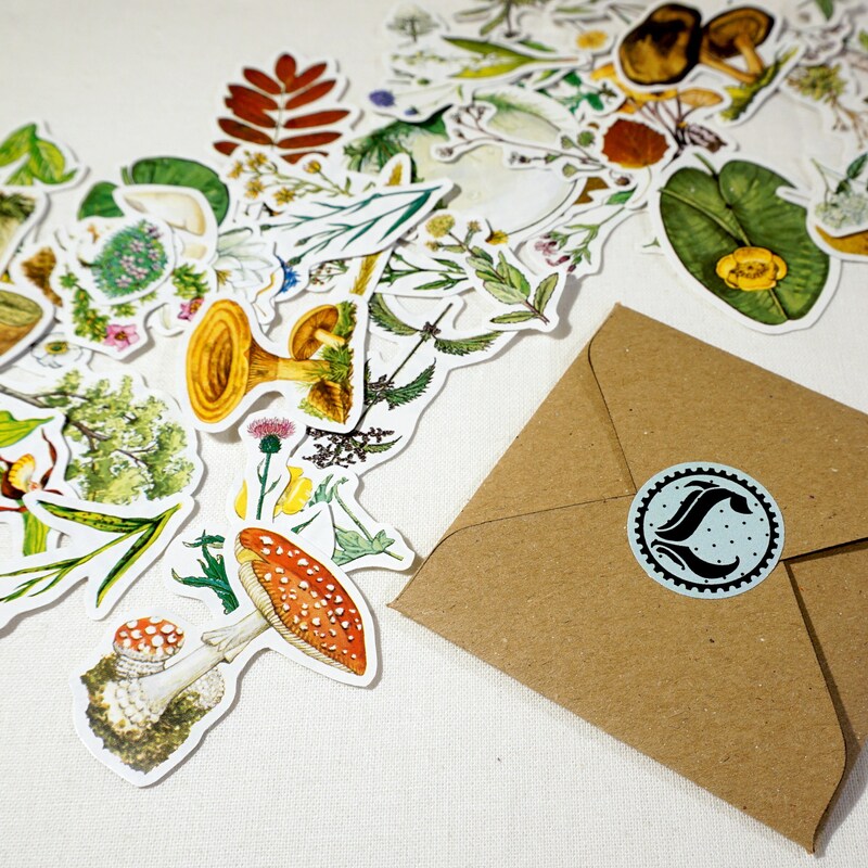 Hand Cut Stickers - Etsy