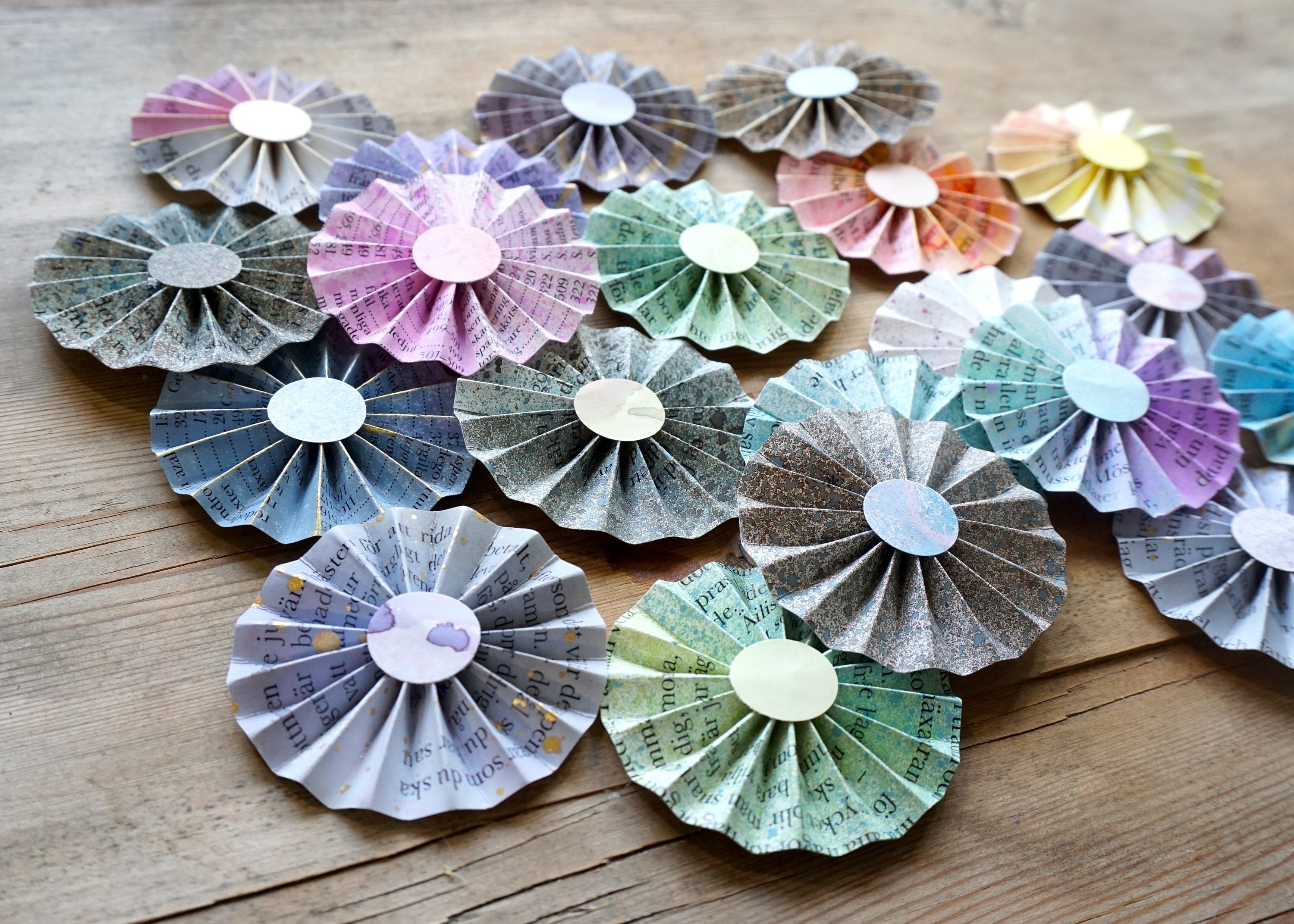 Paper Fan Stickers Decorative for Scrapbooking Crafts - Etsy
