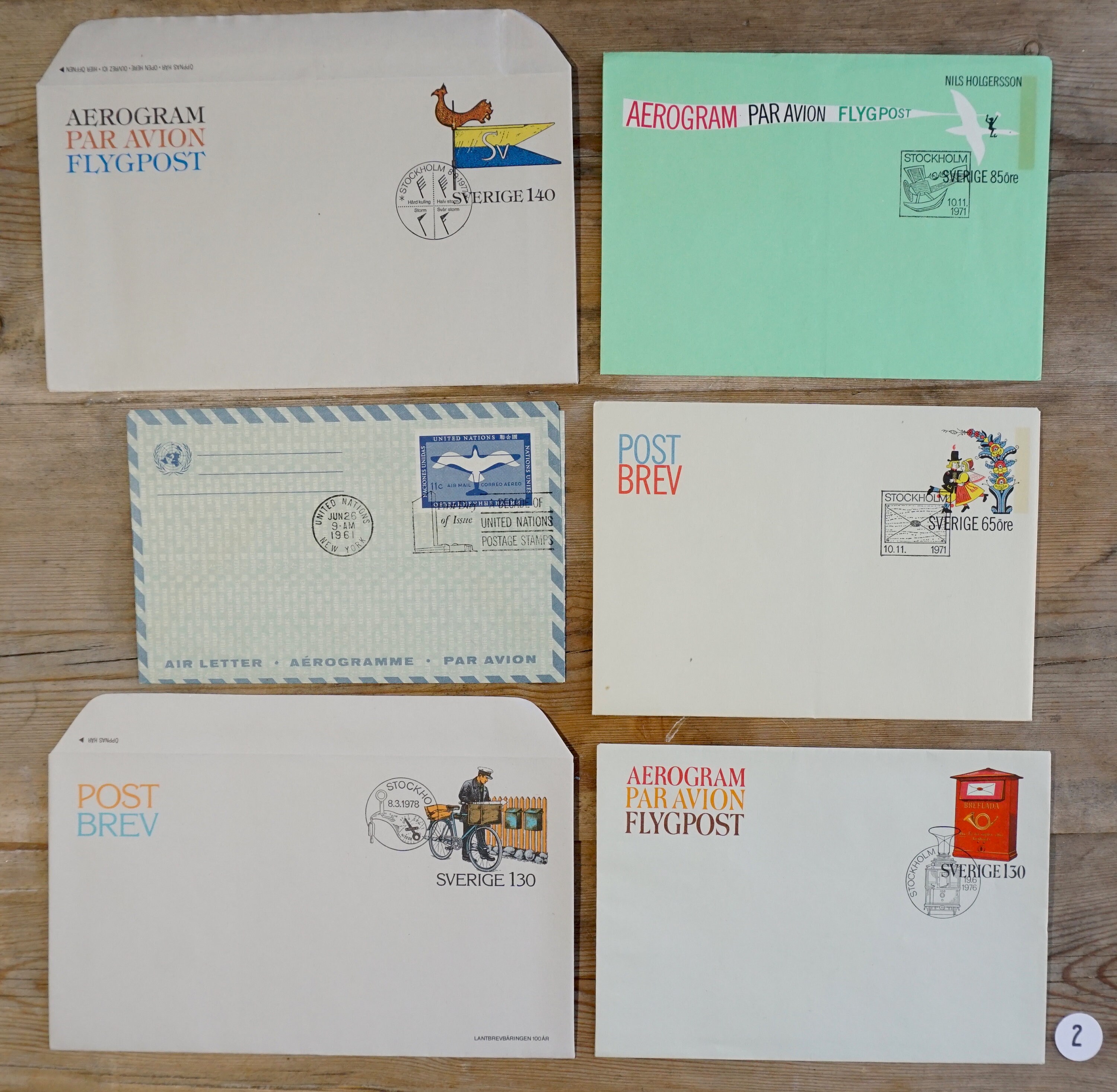 Airmail Par Avion Envelopes/letters for Junk Journals | Etsy