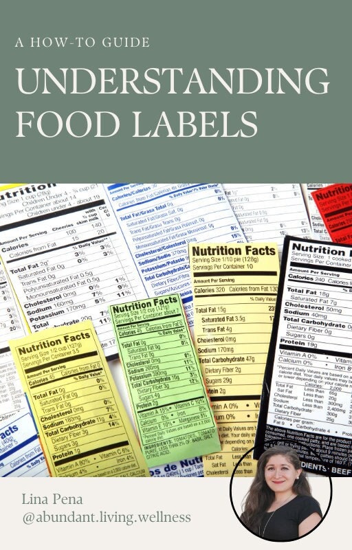 Understanding Food Labels - How to Guide - Digital Ebook - Etsy