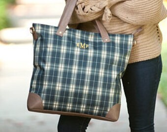 Plaid handbags | Etsy