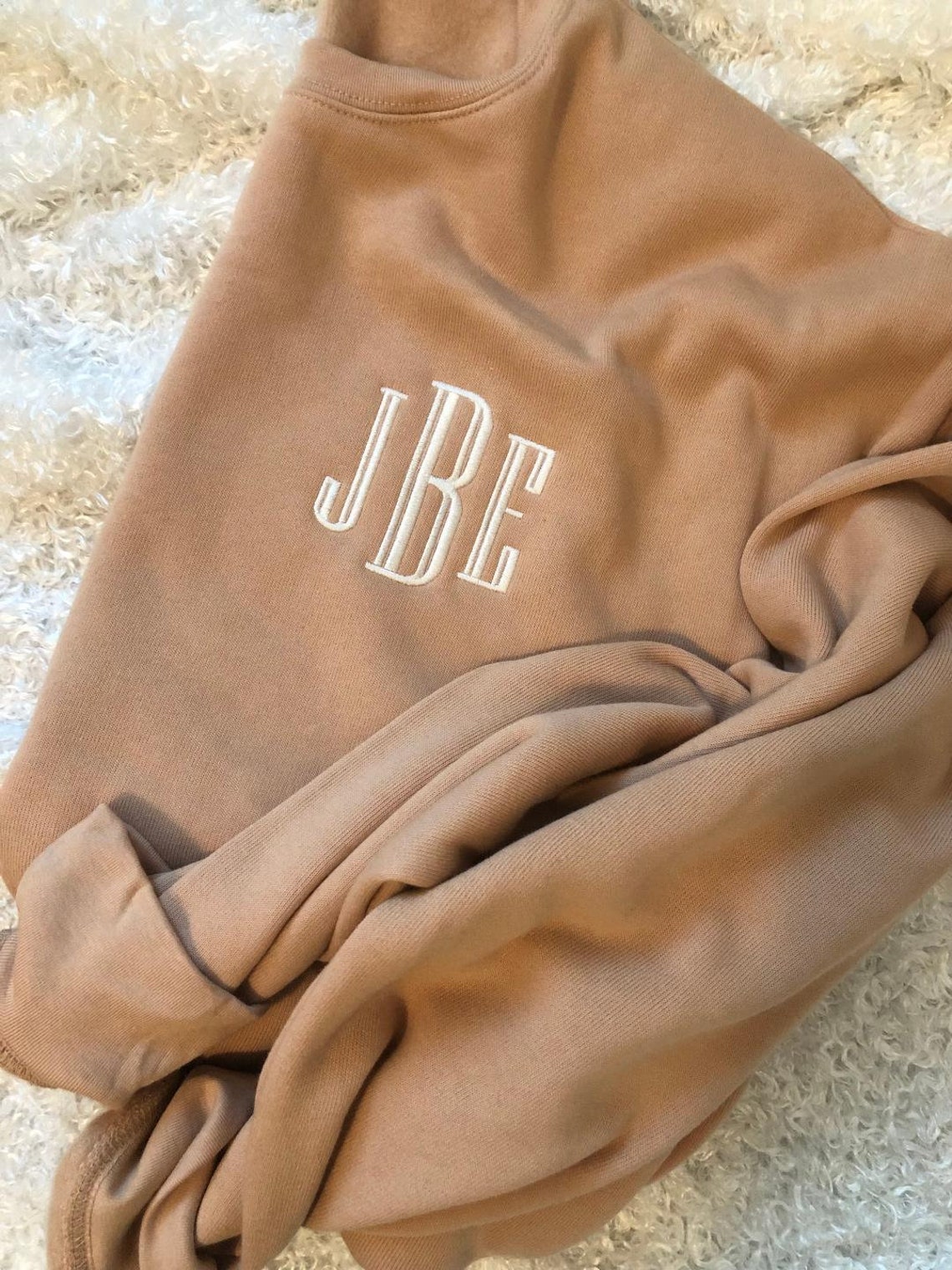 Monogrammed Crewneck Sweatshirt Soft Personalized Sweatshirt - Etsy