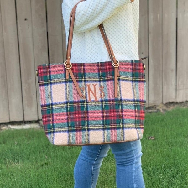 Plaid Handbags - Etsy