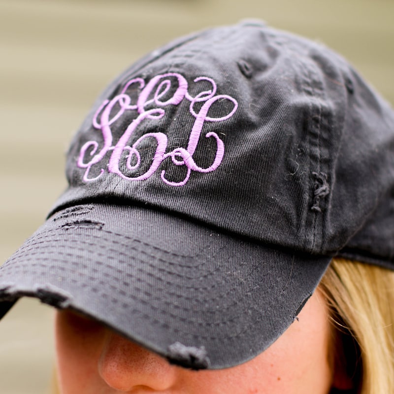 Distressed Baseball Cap - Etsy