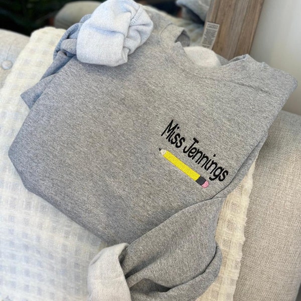 Teacher Crewneck Etsy 1948