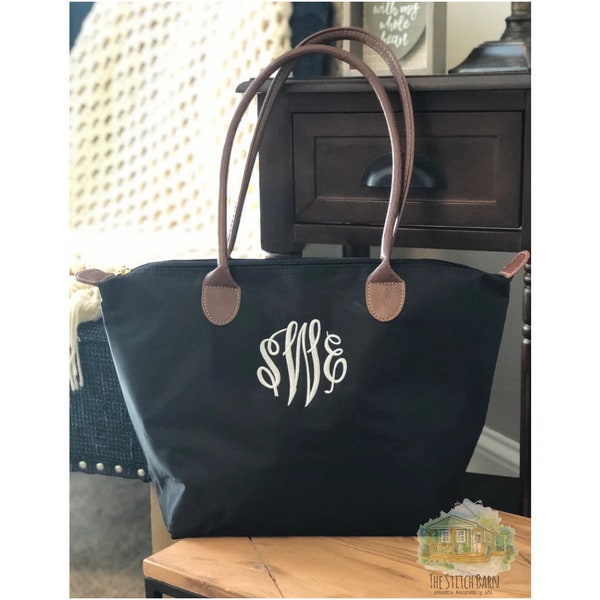 Monogram Tote Bag - Etsy