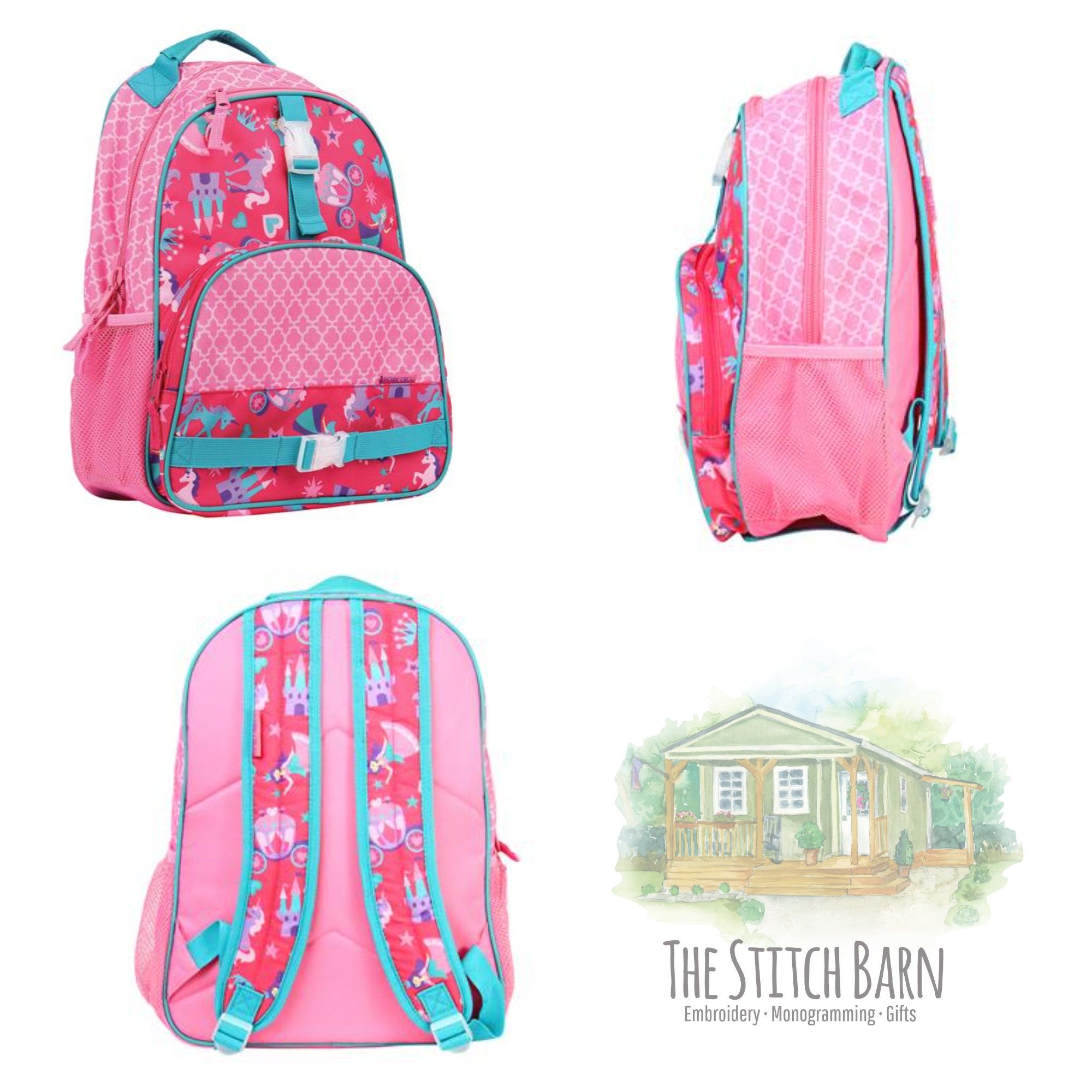 Monogrammed Stephen Joseph Backpack L Personalized Backpack L - Etsy