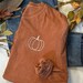 Pumpkin Comfort Colors Embroidered Tee Pumpkin Outline T-shirt Simple ...