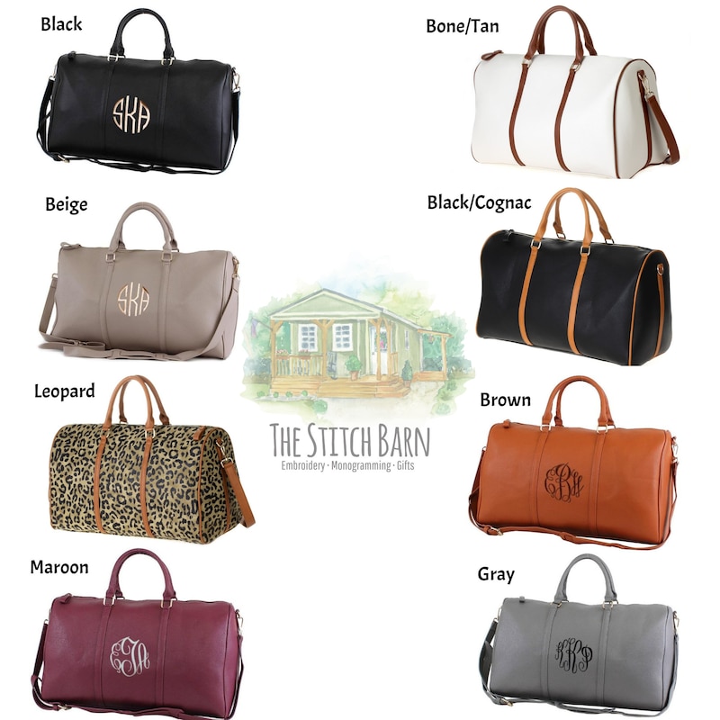 Monogrammed Weekender Bag - Etsy